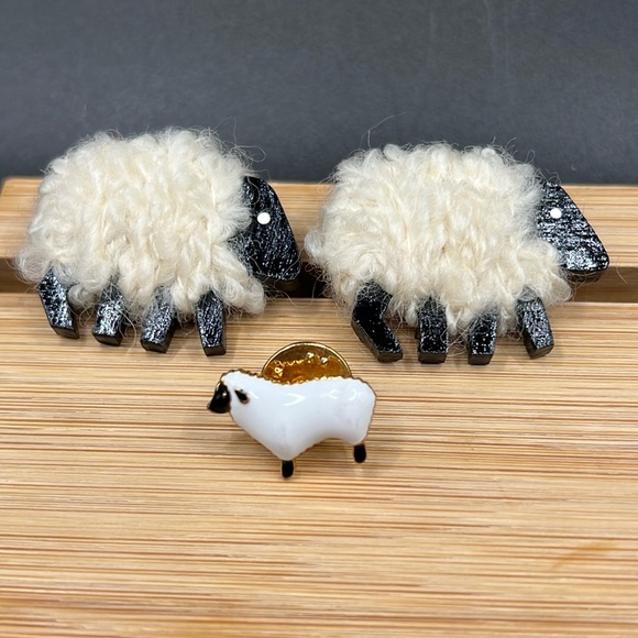 Jewelry | Cute Sheep Pins Set | Poshmark